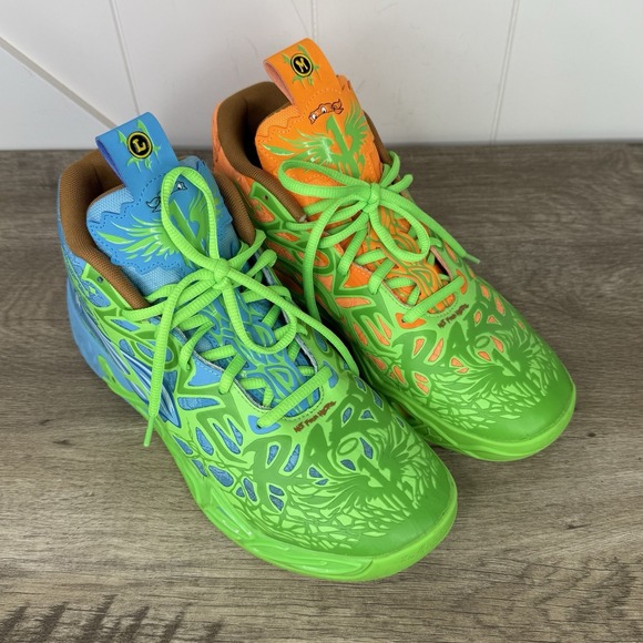 Puma | Shoes | Puma X Lamelo Ball X Tmnt Mb4 Leonardo Michelangelo Mens ...